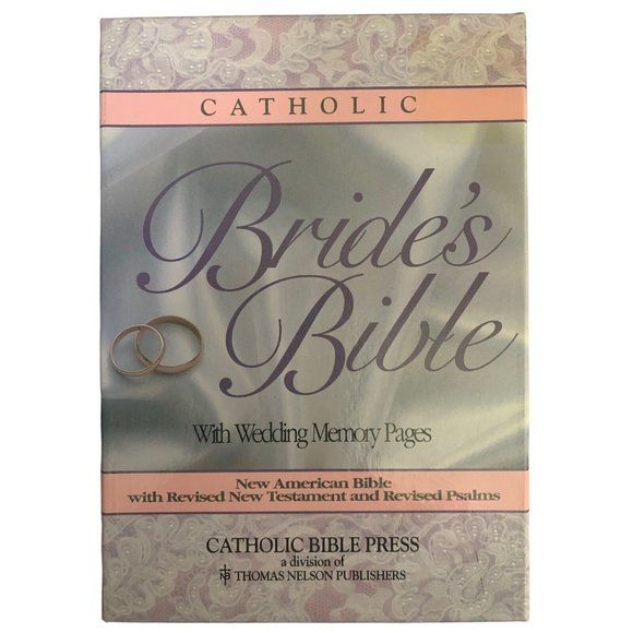 Other | Catholic Brides Bible With Wedding Memory Pages Nab New ...